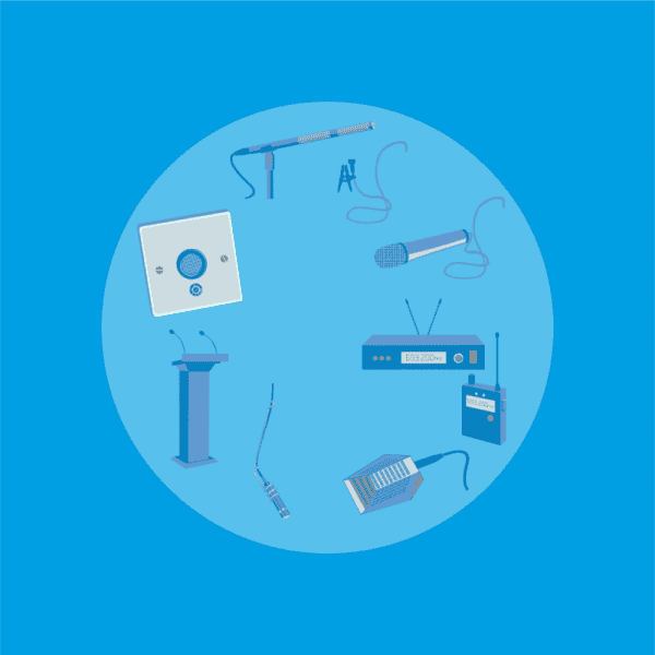 Microphones for hearing loops - Ampetronic