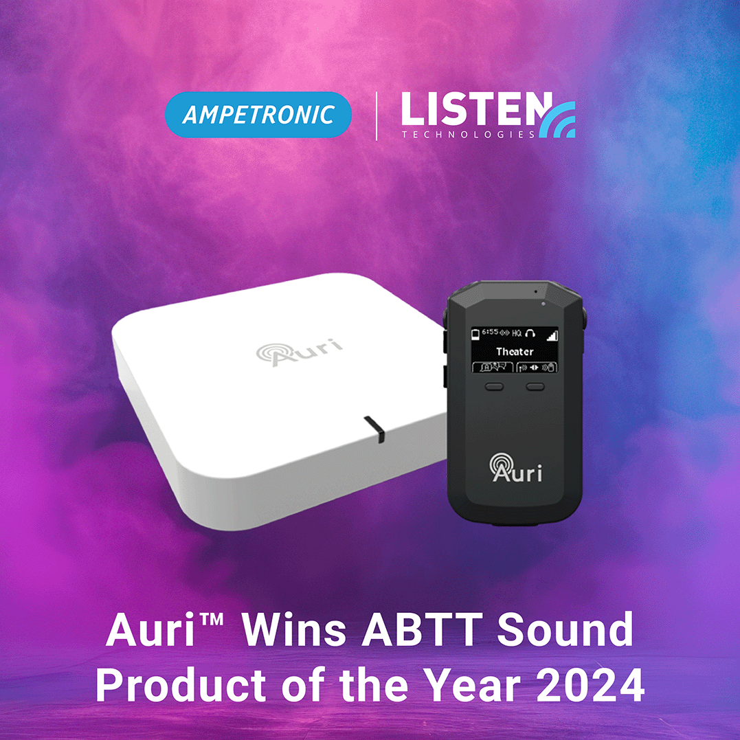 Auri™ Wins Sound Product of the Year 2024 at ABTT Theatre Show