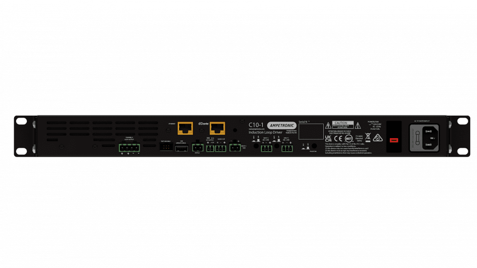 C10-1 Series hearing loop and induction loop drivers from Ampetronic
