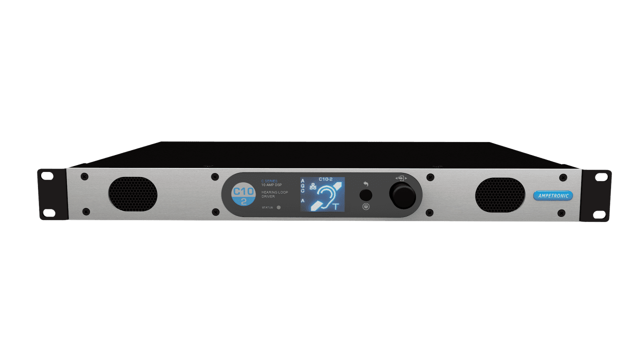 C10-2 Series hearing loop and induction loop drivers from Ampetronic