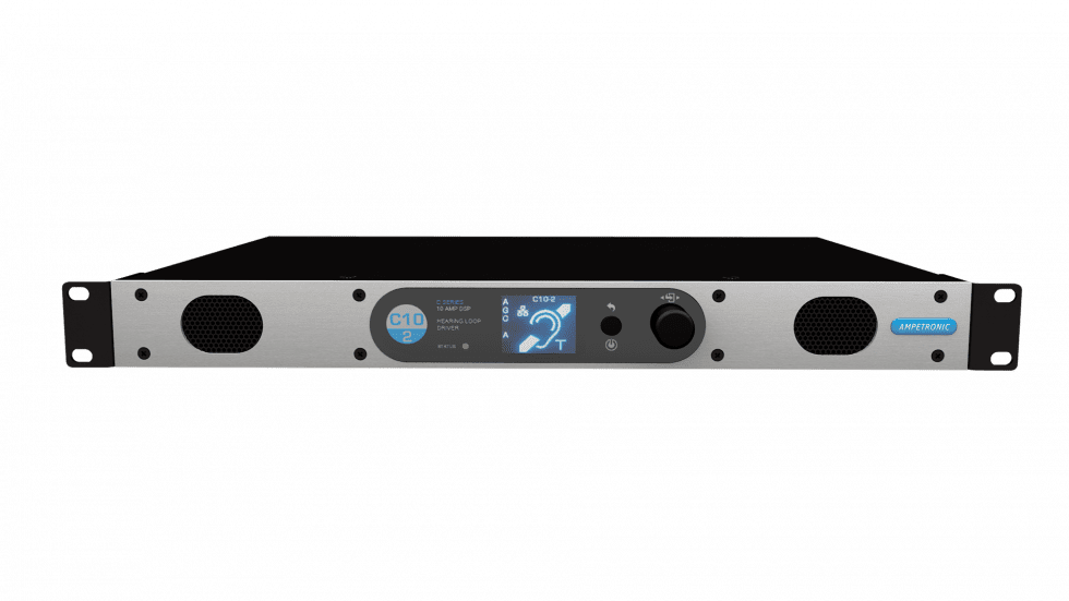 C10-2 Series hearing loop and induction loop drivers from Ampetronic