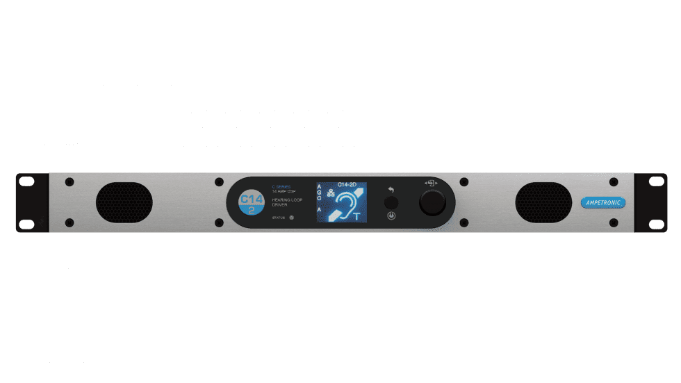 C14-2 Series hearing loop and induction loop drivers from Ampetronic