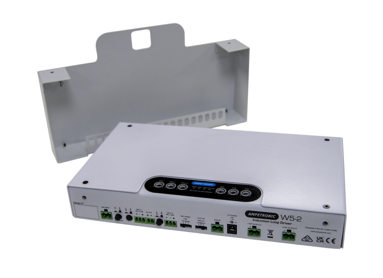 W5-2 Wall mount MultiLoop hearing loop driver